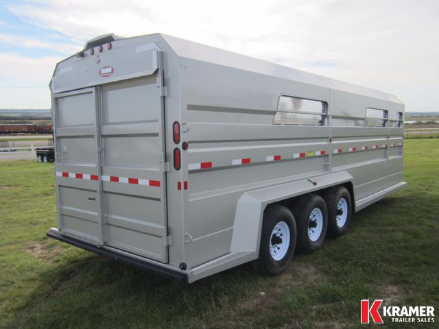 2016 Norbert's Mfg Triple Axle G/N Stock Trailer-7.5'x24'- Kramer ...