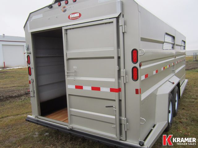 2016 Norbert's Mfg G/N Stock Trailer - 7.5x20' - Kramer Trailer Sales