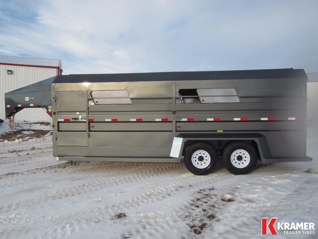 2017 Norbert's Mfg G/N Stock Trailer - 7.5x20'- Kramer Trailer Sales