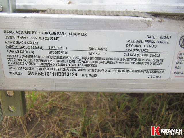 2017 Cargo Pro Stealth C6x10 Enclosed Aluminum Cargo Trailer - BARN ...