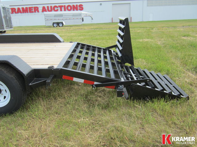 2017 Sure-Trac ST81153IT 7'x15'+3' Universal Ramp Implement Trailer ...
