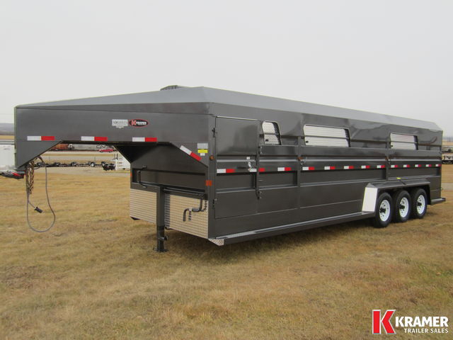2018 Norbert's Mfg Triple Axle G/N Stock Trailer-7.5'x26' - Kramer ...