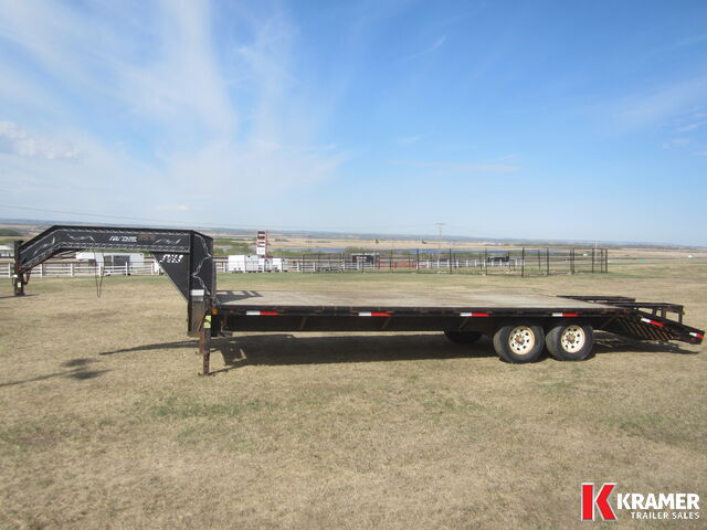1998 SWS 20+5 Gooseneck Flat Deck- Kramer Trailer Sales