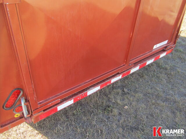 2015 Bergen 16' Gooseneck Stock Trailer- Kramer Trailer Sales