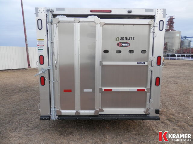 2024 Duralite AL 15 Wide Bumper-Pull Stock Trailer- Kramer Trailer Sales