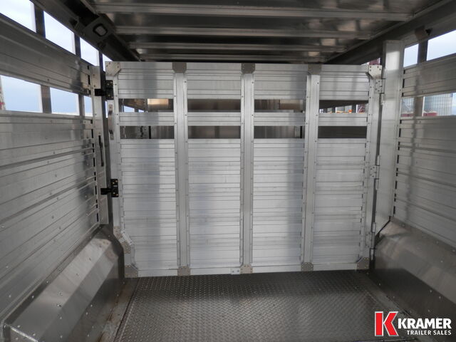 2024 Duralite AL 15 Wide Bumper-Pull Stock Trailer- Kramer Trailer Sales