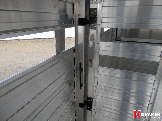 2024 Duralite AL 15 Wide Bumper-Pull Stock Trailer- Kramer Trailer Sales